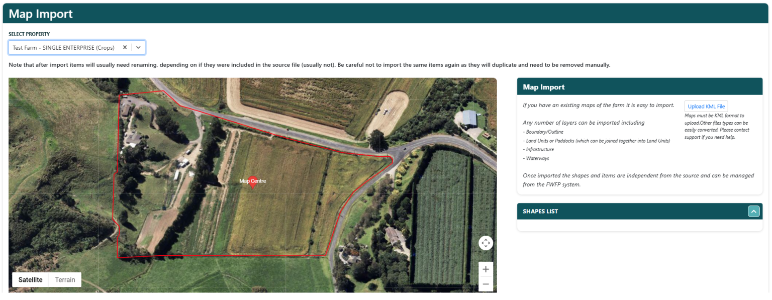 Importing Map Boundaries - QCONZ FWFP
