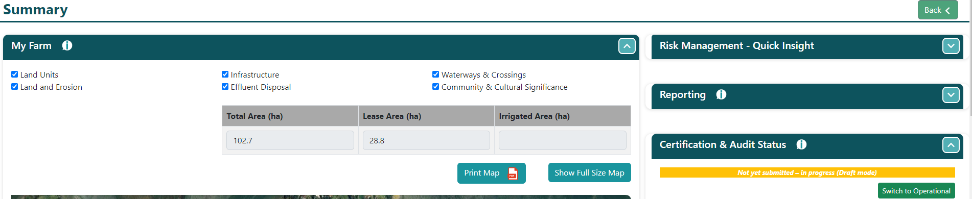 Certification and Audit Status - QCONZ FWFP